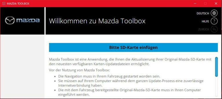 Das Mazda Navi Update | Kinderleicht dank Mazda Toolbox!